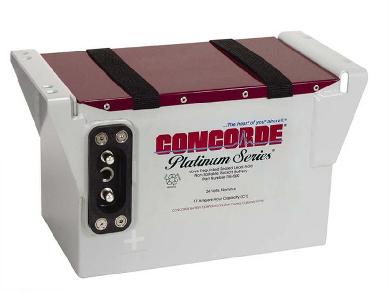 Buy Concorde Battery RG-500 24v Aircraft Battery | Pilot John