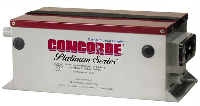 Buy Concorde Battery RG-46 24v Aircraft Battery | Pilot John