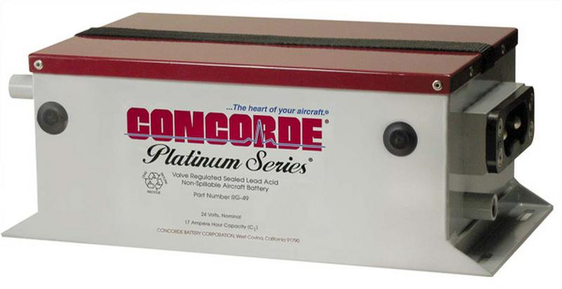 Buy Concorde Battery RG-49 24v Aircraft Battery | Pilot John