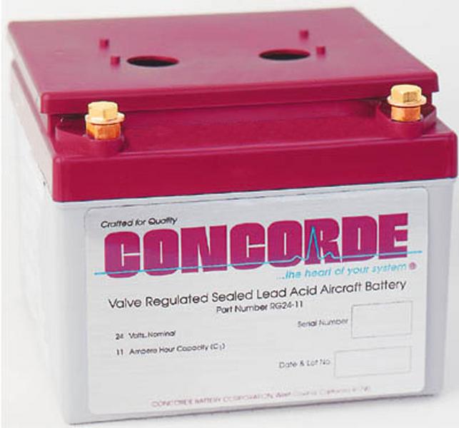 Buy Concorde Battery RG24-11 24v Aircraft Battery | Pilot John