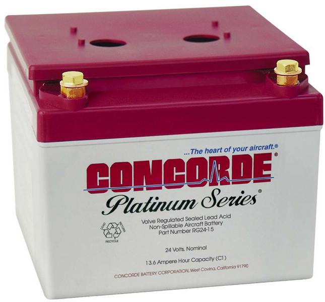 Buy Concorde Battery RG24-15 24v Aircraft Battery | Pilot John