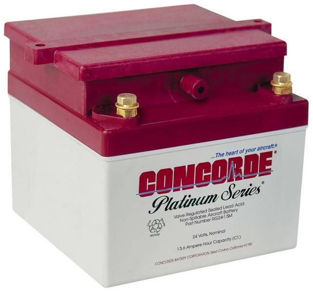 Buy Concorde Battery RG24-15M 24v Aircraft Battery | Pilot John