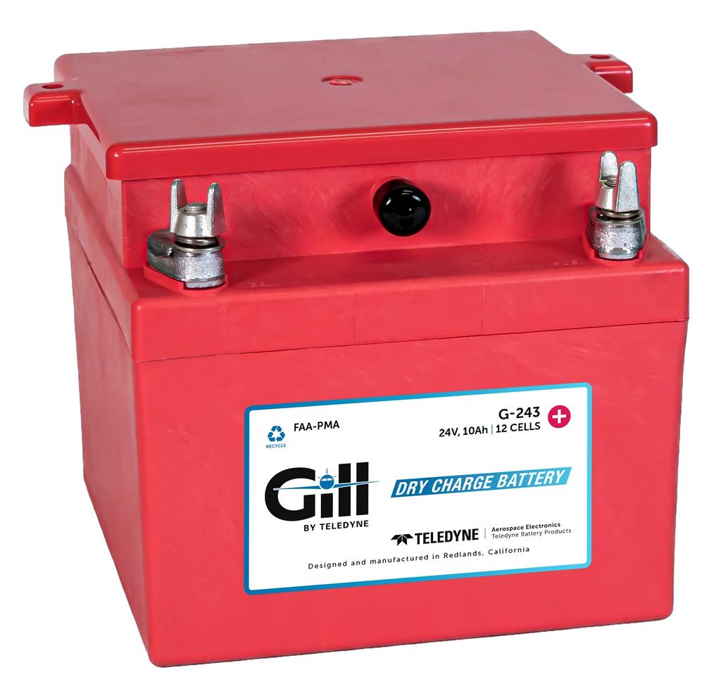 Shop Teledyne Gill G-243 - Dry Charged Lead-Acid Aircraft Battery ...