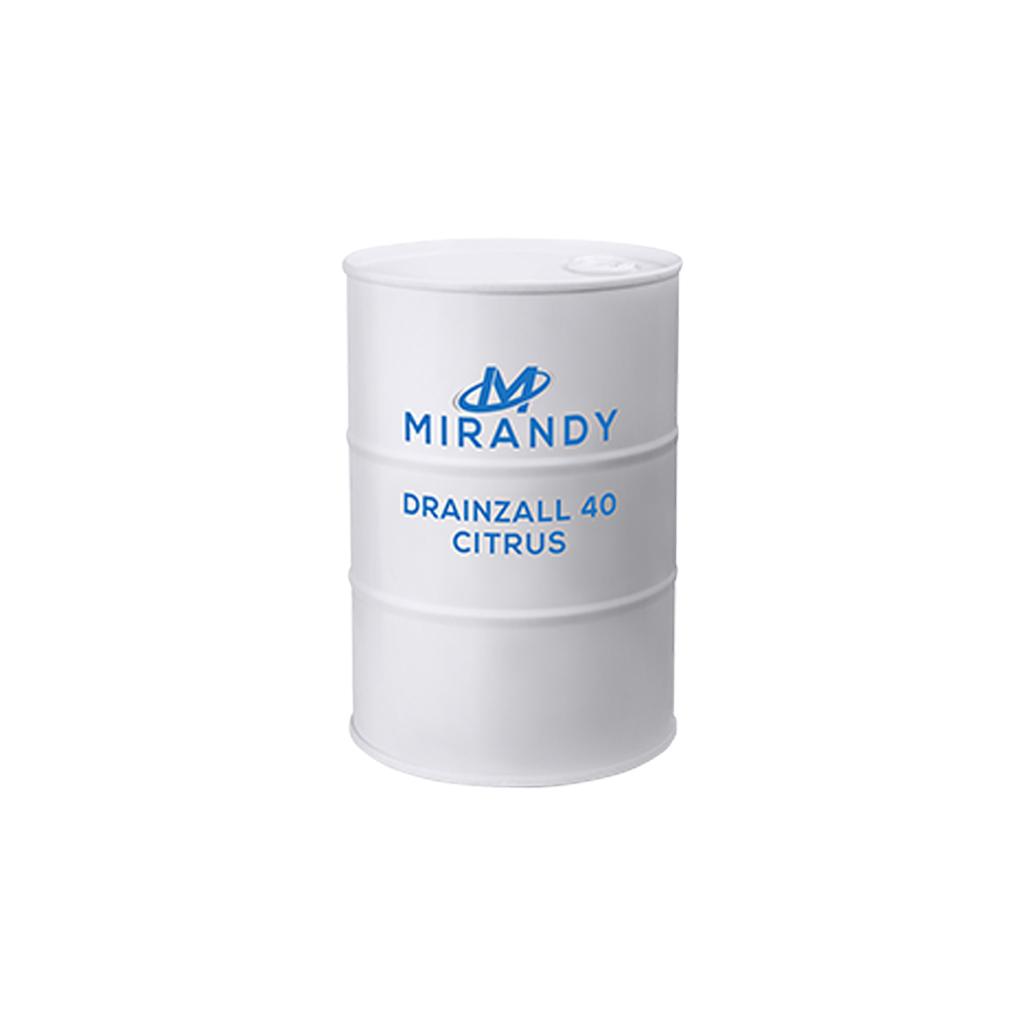 Shop Mirandy Drainzall 40 Citrus Lavatory Cleaner – 55 Gallon Drum ...