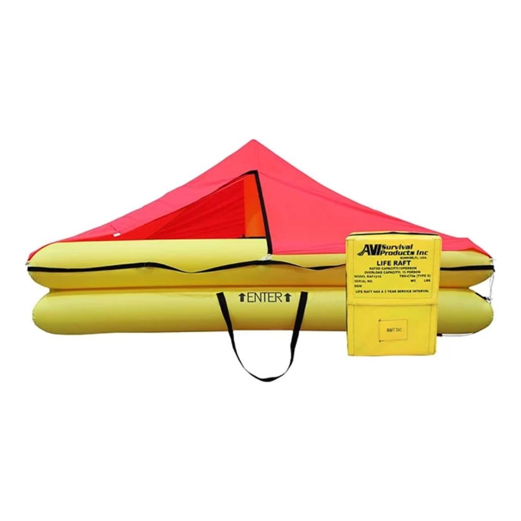 Shop AVI Survival Products RAF1210-305 – TSO 10 Person Life Raft with ...