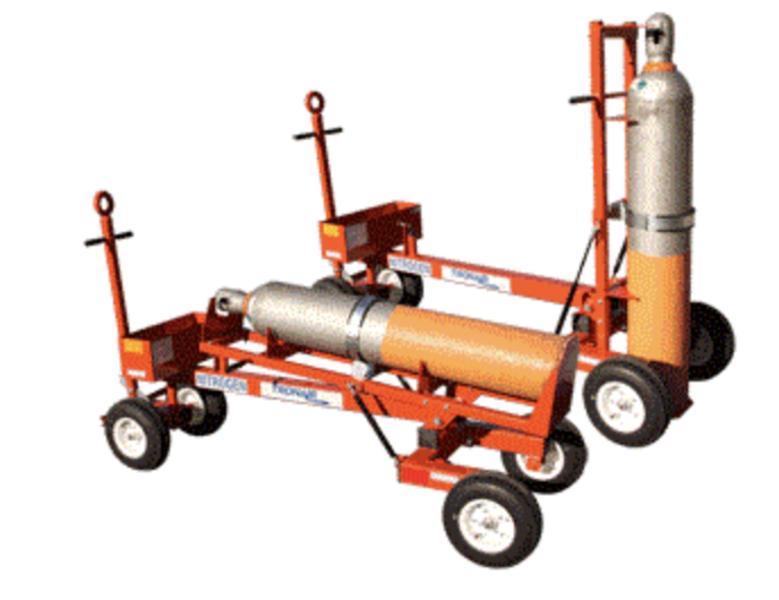 Tronair 20-4521-9000 – Tiltable 1-Bottle Oxygen Low-Pressure Check Cart ...