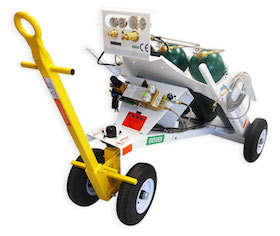 3 Bottle Oxygen Cart Complete (Booster and Regulators) | Pilot John