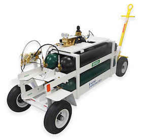 Towable 4 Bottle Aircraft Oxygen Cart Complete | Pilot John