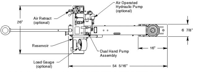 Buy Malabar 832R 35 Ton Axle Jack | Pilot John