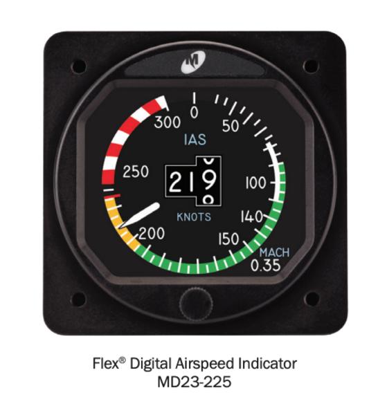 Shop MCI MD23-225 - Model MD23 - Flex Digital Airspeed Indicator ...