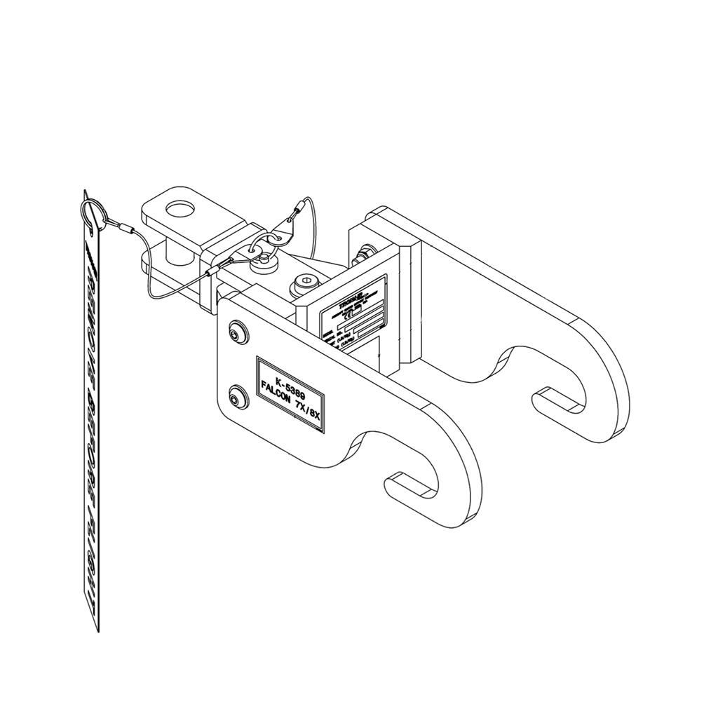 Tronair K-5389 – Dassault Falcon 7X Adapter Kit for Eagle eJP-10 & eJP ...
