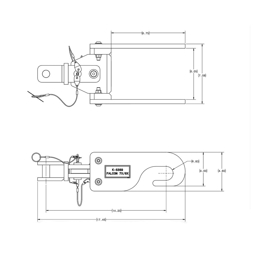 Tronair K-5389 – Dassault Falcon 7X Adapter Kit for Eagle eJP-10 & eJP ...