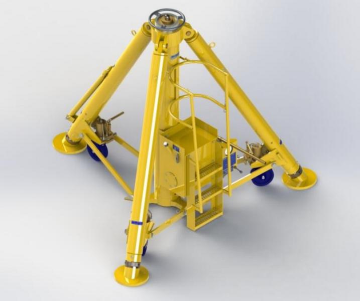 Shop Malabar 8811B – 120-Ton Fixed-Height Tripod Jack | Pilot John