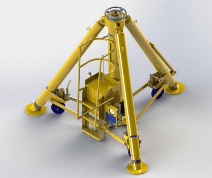 Shop Malabar 8811B – 120-Ton Fixed-Height Tripod Jack | Pilot John