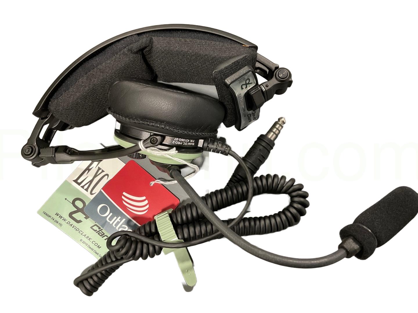 Shop David Clark 43106G-07 - Military U-174/U Plug Passive Headset ...