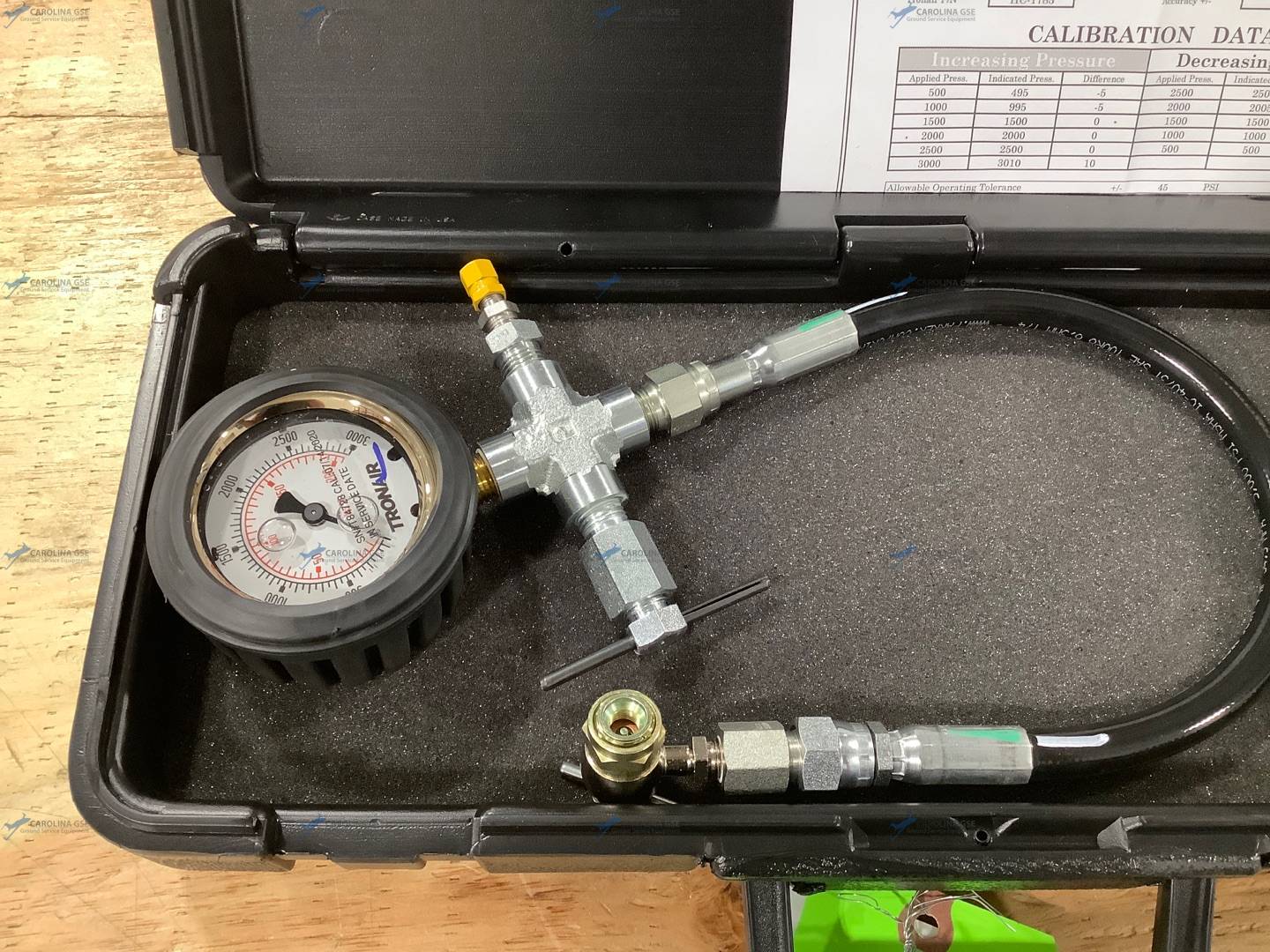 Shop Tronair 14-6831-6010 Aircraft Strut Pressure Gauge, 0 to 3,000 PSI ...