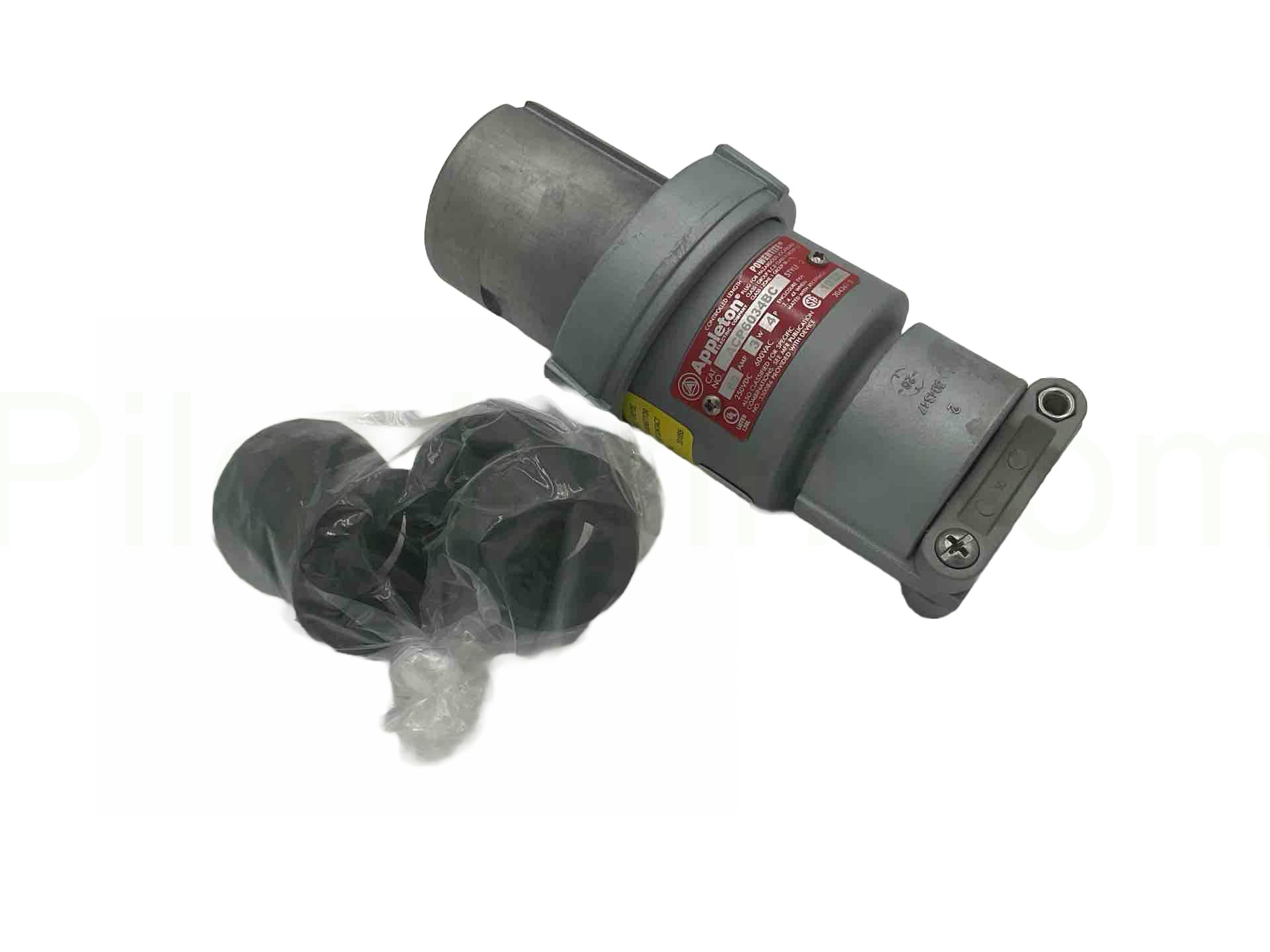 Shop Appleton ACP6034BC - 60A 3W4P P&S Plug (600VAC/250VDC) | Pilot John