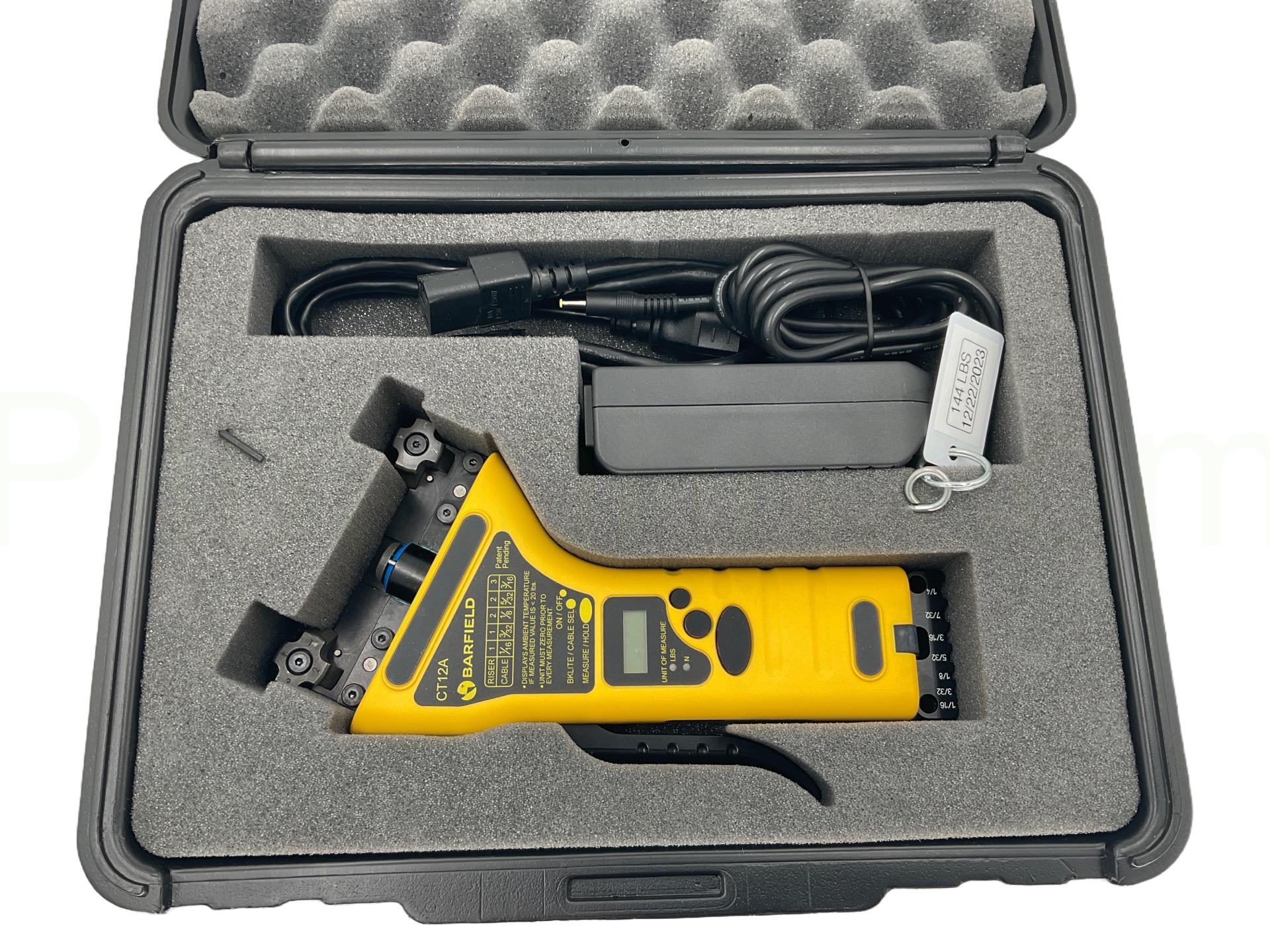 Shop Barfield 102-03120 – CT12A Digital Multi-Cable Tensiometer, 1/16" to 3/16" Diameter | PJi