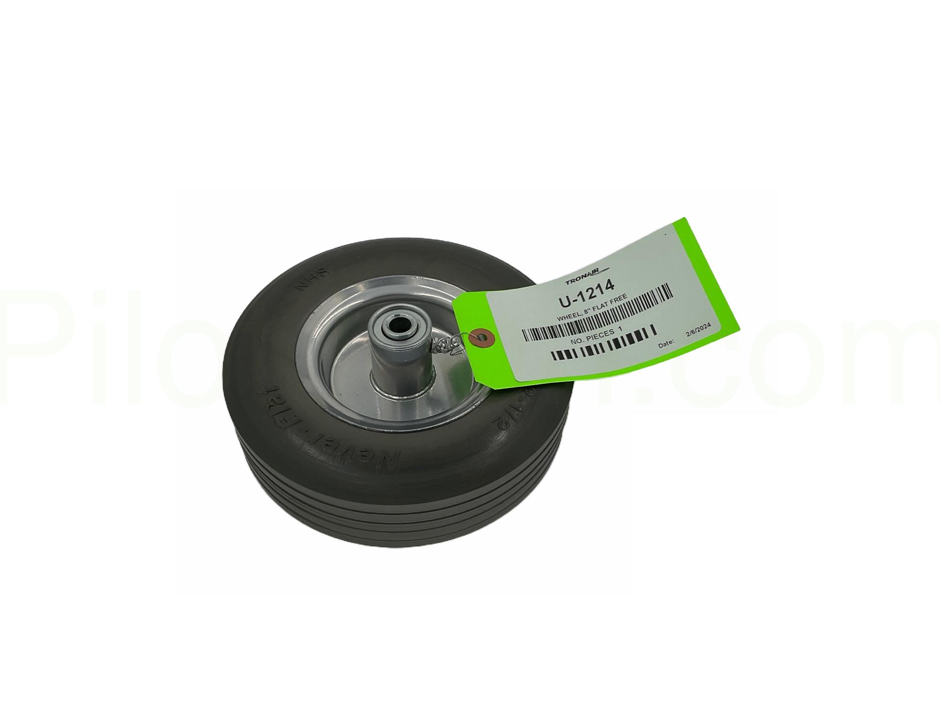 Shop Tronair U-1214 - Replacement Flat Free Wheel - 8" | Pilot John