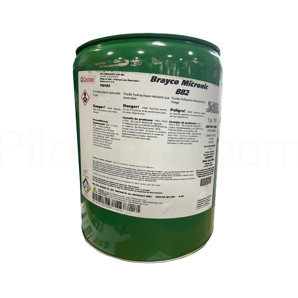 Shop Castrol Brayco Micronic 882 - MIL-PRF-83282D Hydraulic Fluid - 5 ...