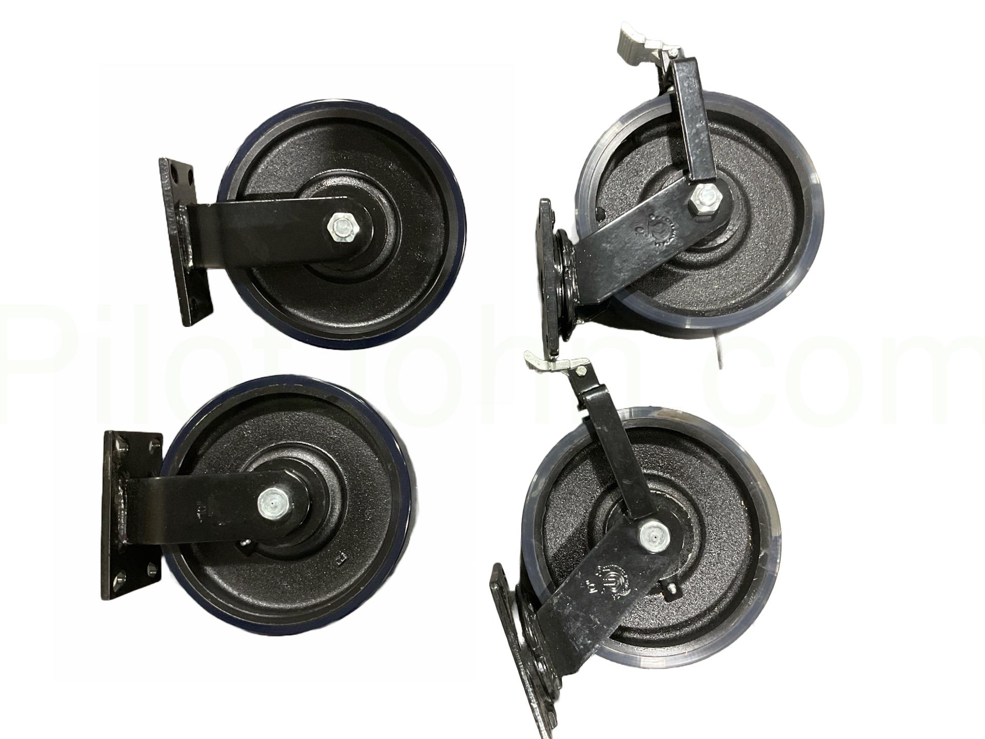 Shop Unitron 198-14019-1 - Poly Soft Black Caster Kit | Pilot John