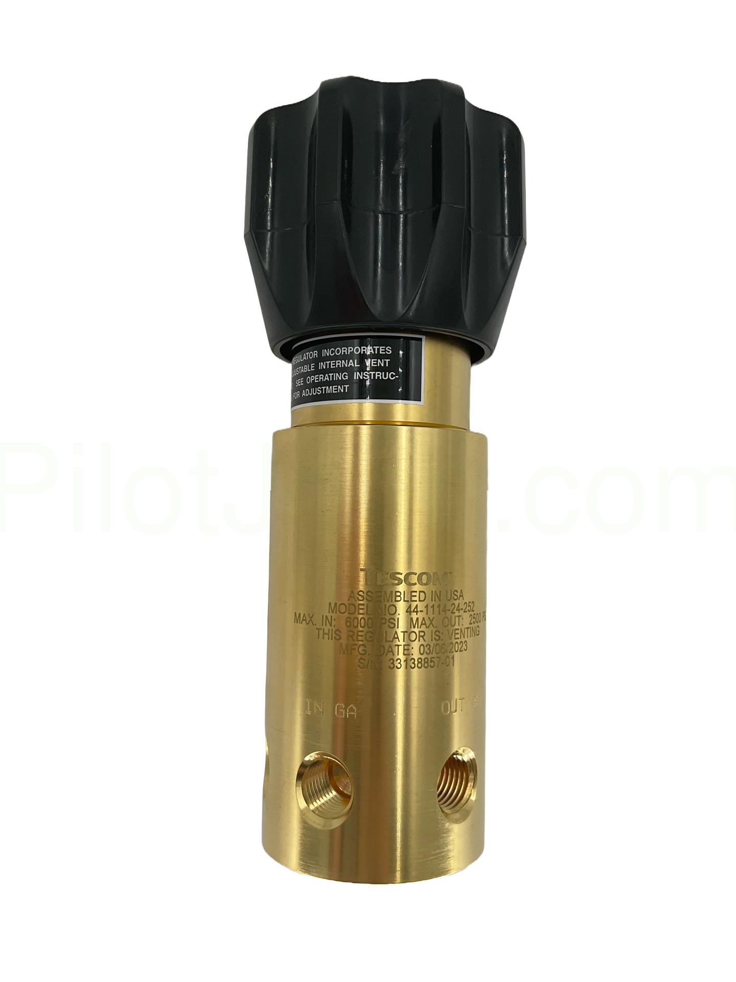 Tronair PC-1062-02 – Oxygen-Cleaned Pressure Regulator | Pilot John