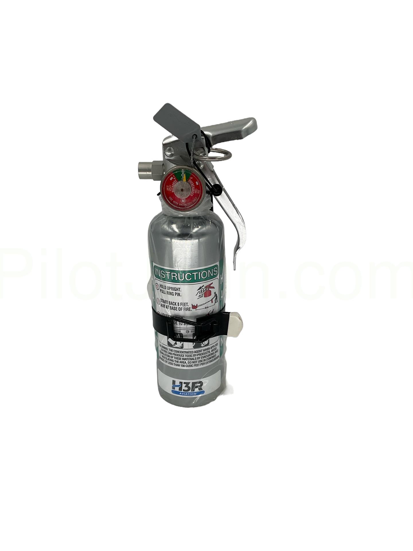 Shop H3R Aviation A344TC - Chrome Aircraft Fire Extinguisher - Premium Safety for Small Aircraft ...