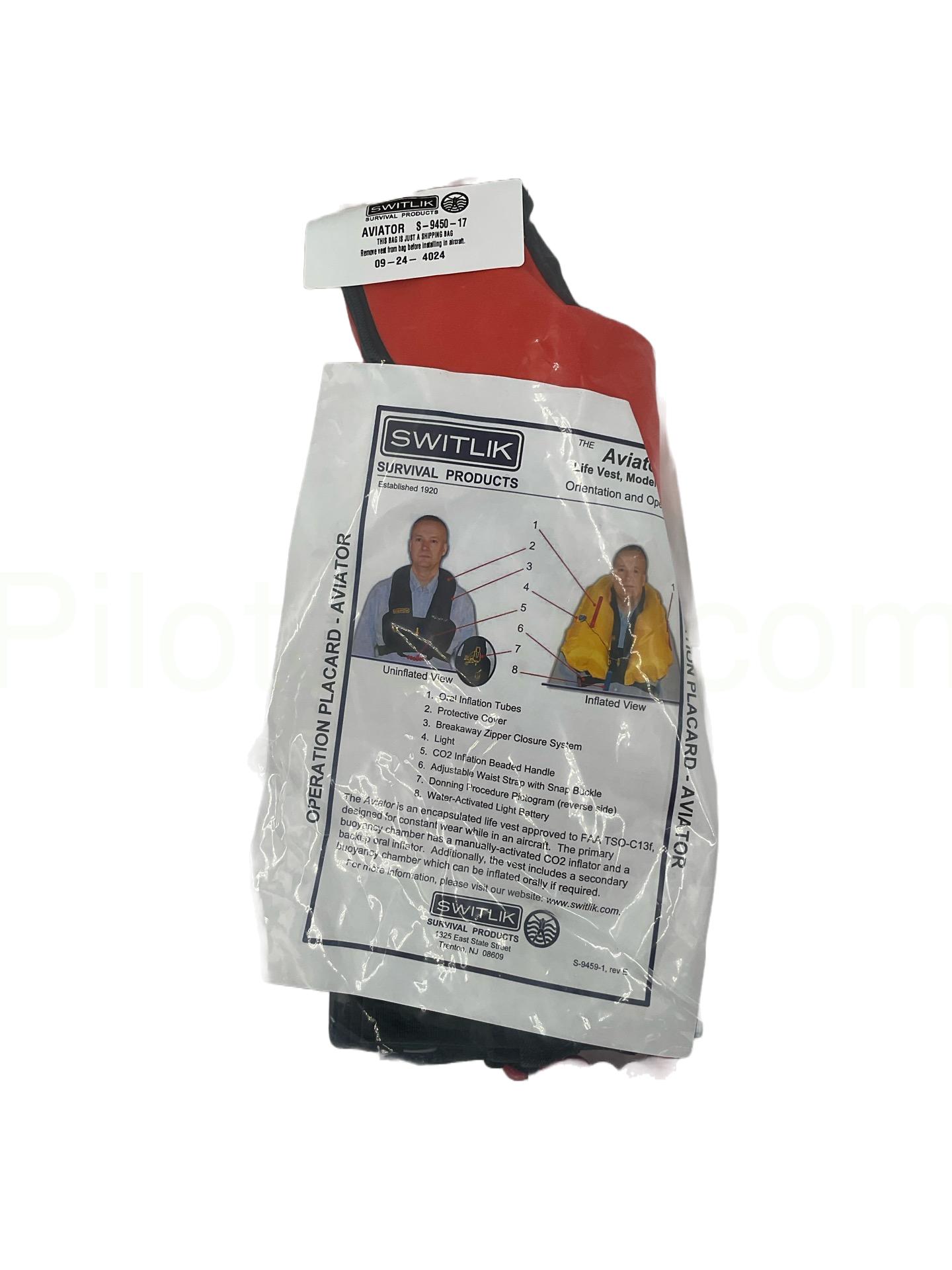 Shop Switlik EV-35 Aviator Constant Wear Life Vest (International ...