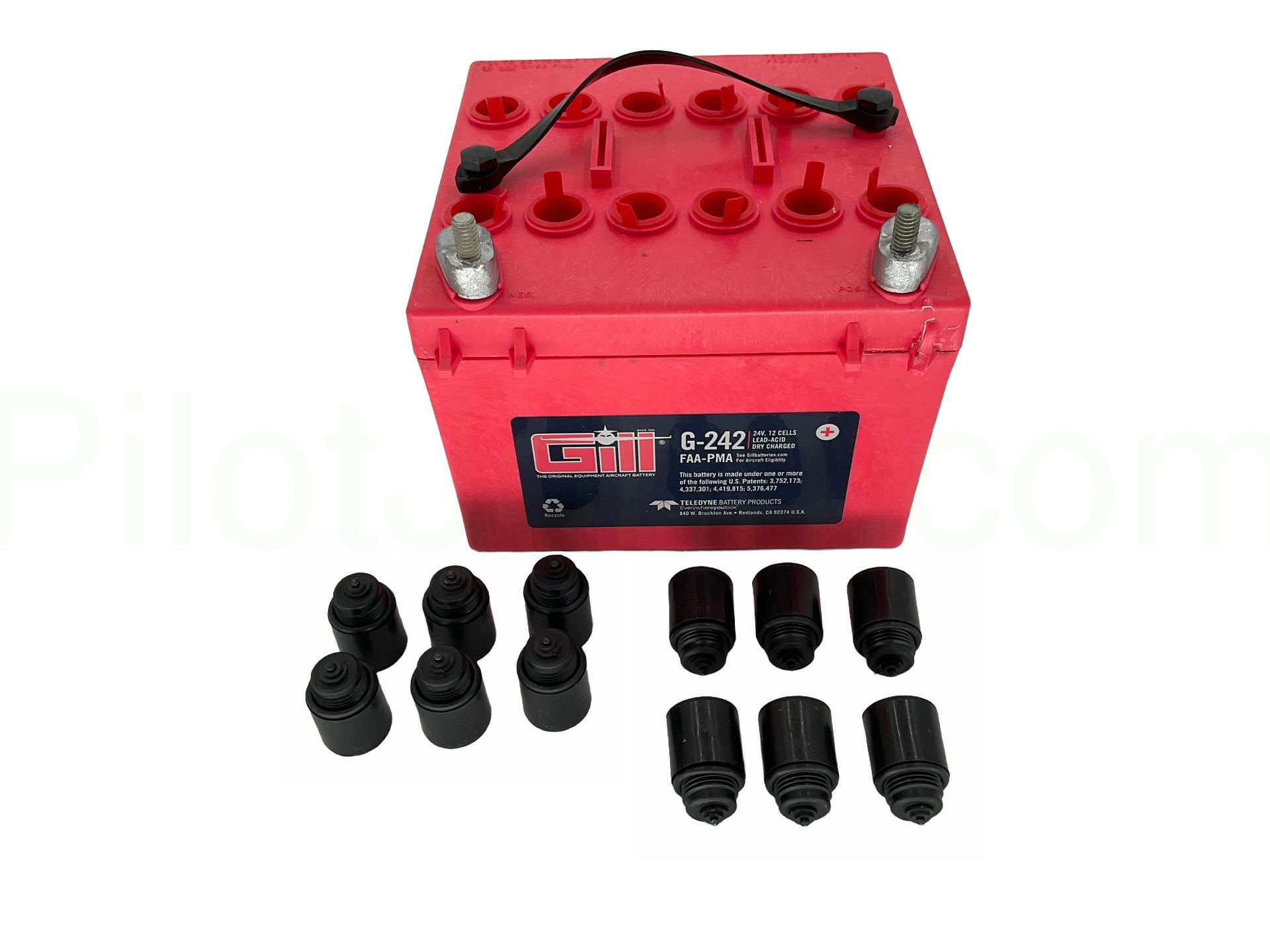 Shop Teledyne Gill G-242 - Dry Charged Lead-Acid Aircraft Battery ...