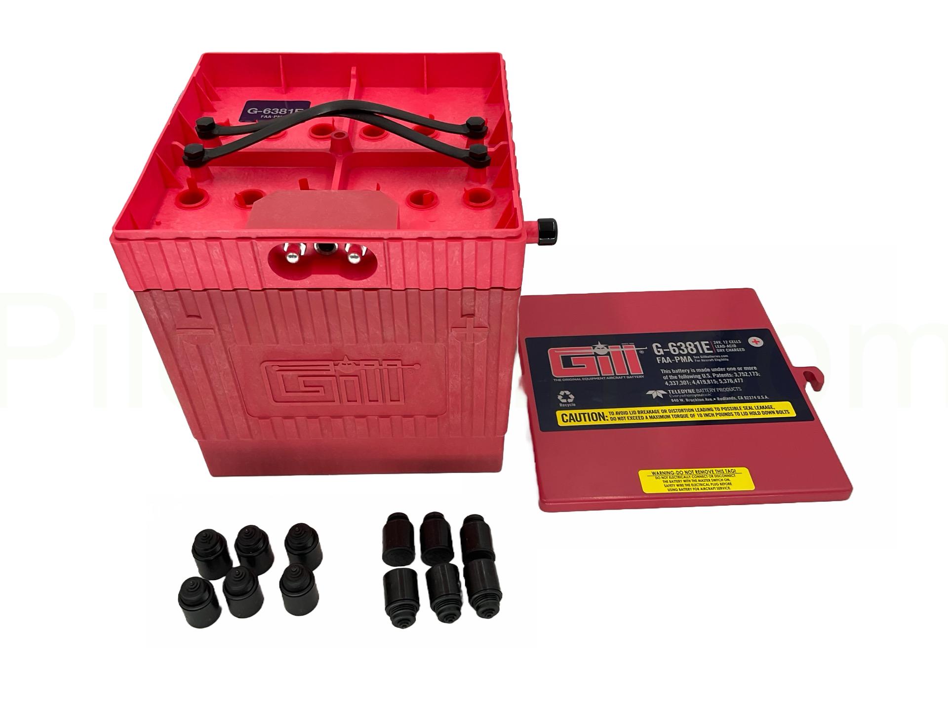 Shop Gill G-6381E - 24V 43Ah Dry Charged Lead-Acid Aircraft | Pilot John
