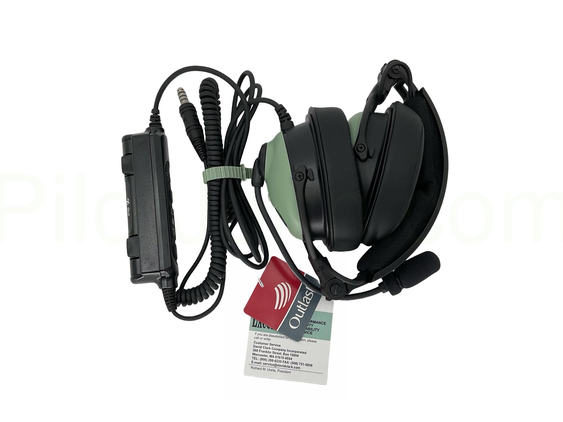 Shop David Clark DC ONE-XH Pilot Headset (43102G-06) – Advanced Noise ...