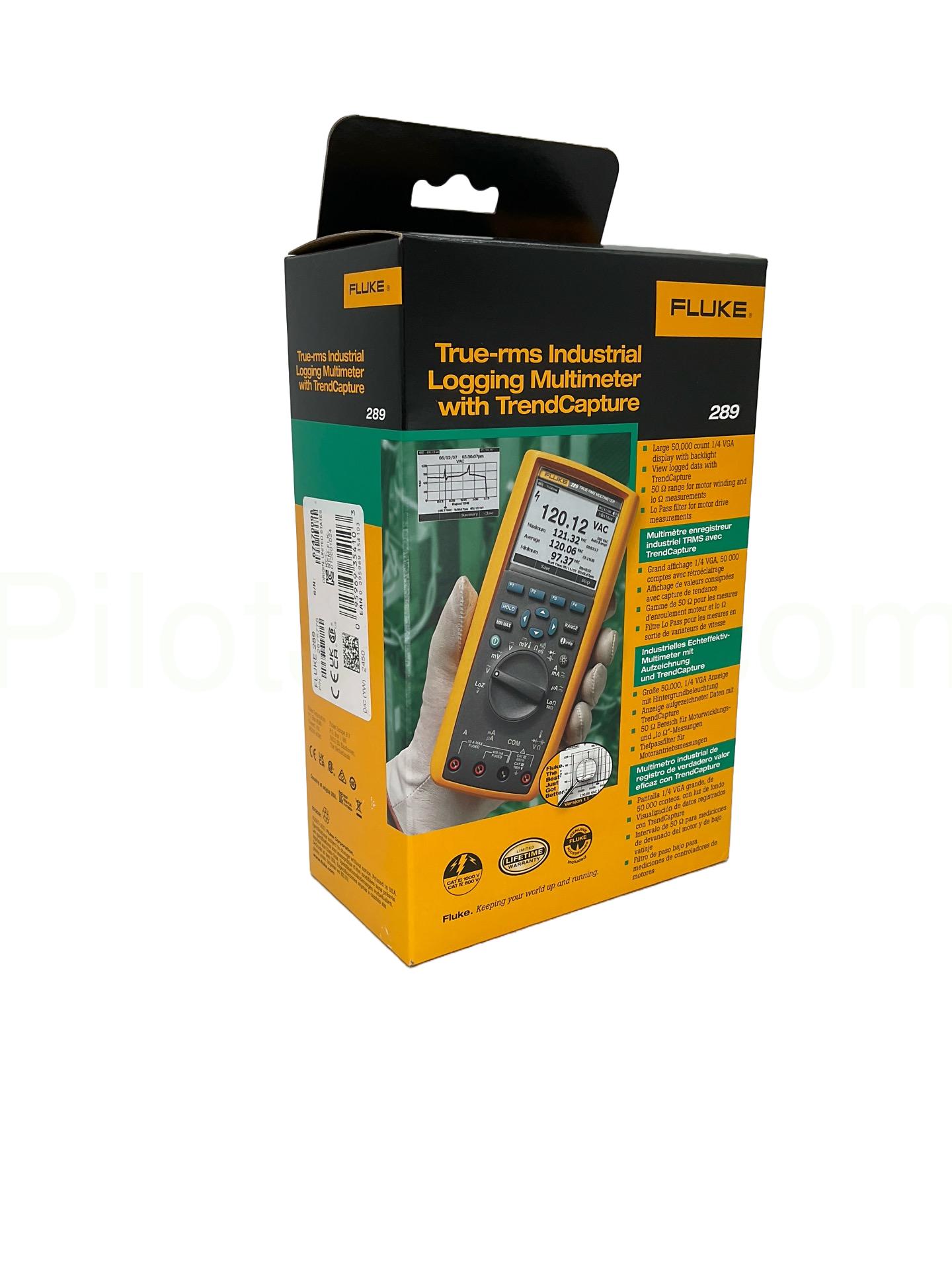 Shop Fluke 289 True RMS Industrial Logging Multimeter with Calibration Certificate | Pilot John