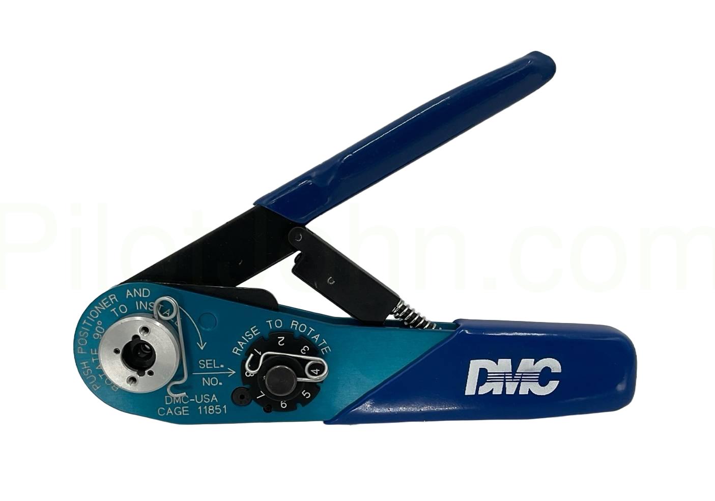 Shop DMC AFM8 - Adjustable Miniature 8 Indent Lower Range Crimp Tool | Pilot John