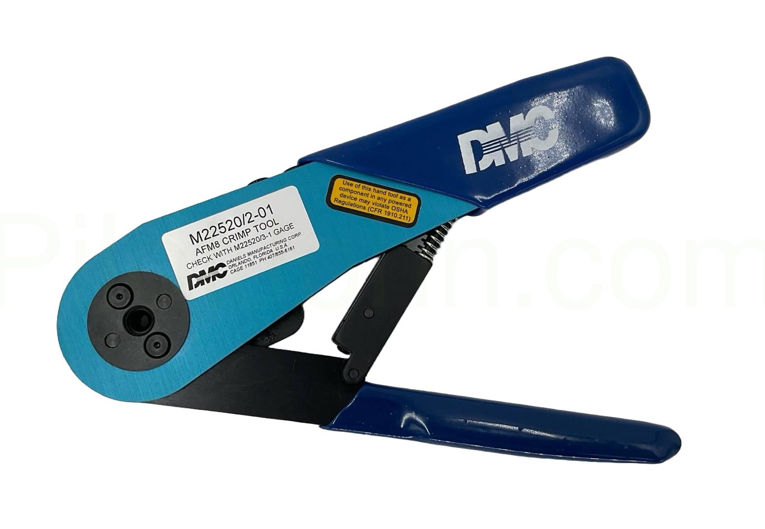 Shop DMC AFM8 - Adjustable Miniature 8 Indent Lower Range Crimp Tool | Pilot John