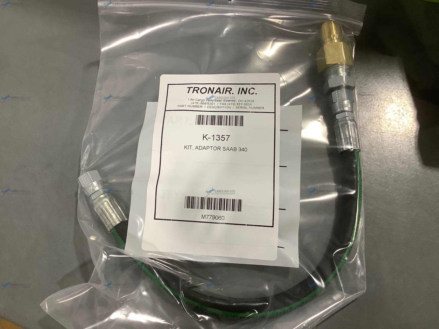 Tronair K-1357 – Engine Compressor Washer Adapter Kit for Saab 340 ...