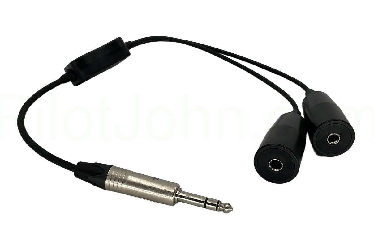 Shop Dalcomm Tech SGS-8 - Y-Adapter, twin GA plugs to one 1/4" plug ...