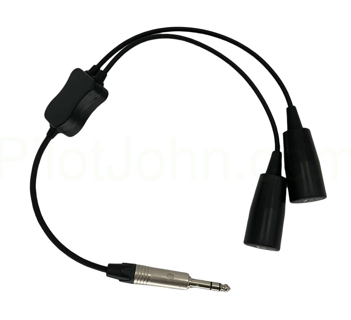 Shop Dalcomm Tech SGS-8 - Y-Adapter, twin GA plugs to one 1/4" plug ...