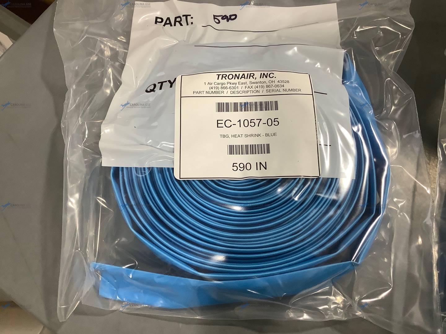 Shop Tronair EC-1057-05 - Blue TBG Heat Shrink | Pilot John