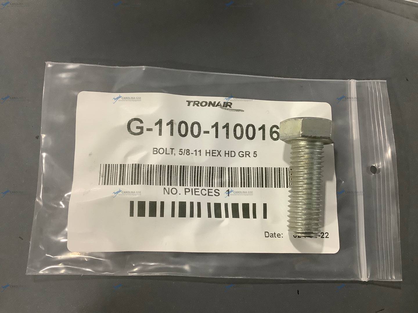 Buy Tronair G-1100-110016 Bolt - 5/8-11 HEX HD GR 5 | Pilot John