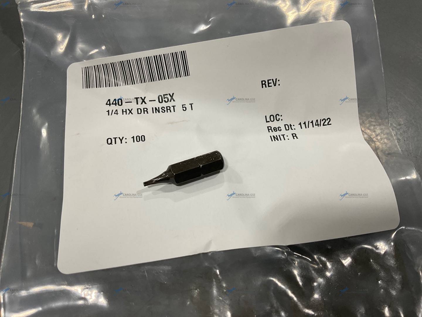 Buy Apex 440-TX-05X - 1/4 HEX INS T5 TORX 1" 25MM OAL Bit | Pilot John