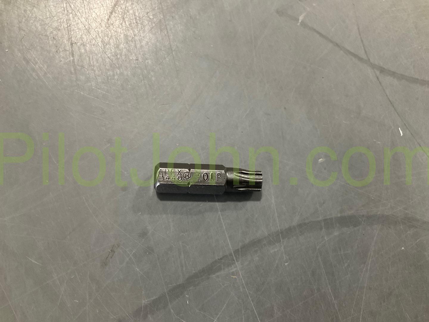 Shop Apex 440-30IPX - 1/4 HEX INS 30IP TXPLS 1" 25MM OAL Bit | Pilot John