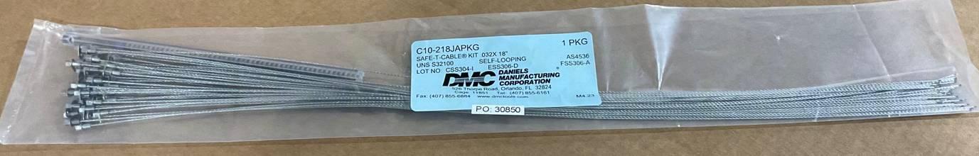 Shop DMC C10-218JAPKG - Safe T Cable Kit - .032X18" WJUMPER PKG/50 ...