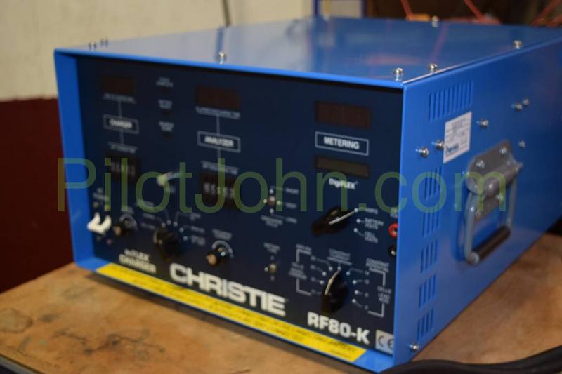 Used Christie RF80-K Aircraft Battery Charger / Analyzer | Pilot John