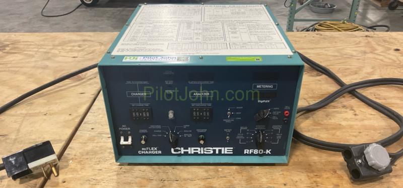 Used Christie RF80-K Aircraft Battery Charger / Analyzer | Pilot John