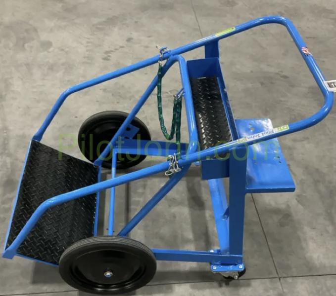 Used 2 Bottle Oxygen / Nitrogen Handcart - Tronair 12-3100-1000 | Pilot ...