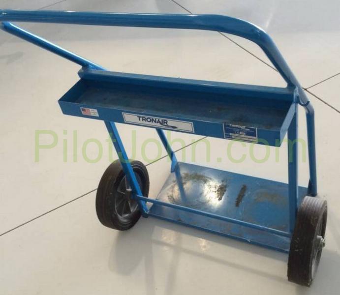 Used 2 Bottle Oxygen / Nitrogen Handcart - Tronair 12-3100-1000 | Pilot ...