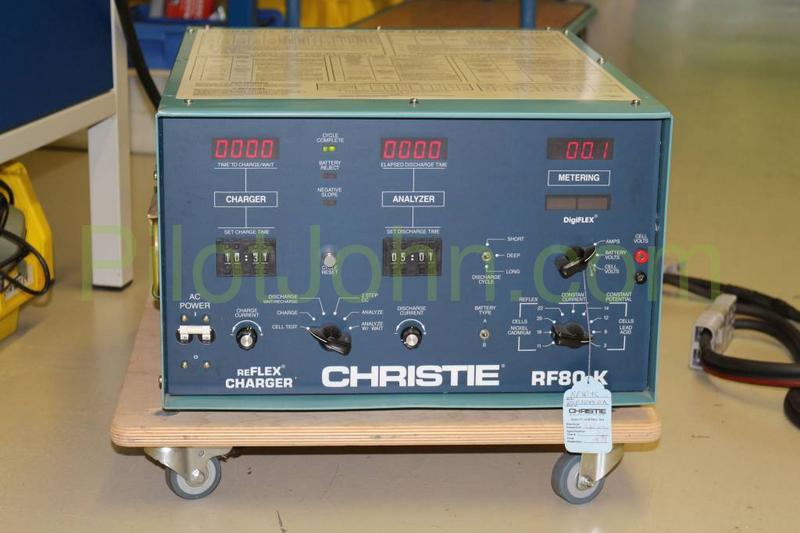 Used Christie RF80-K Aircraft Battery Charger / Analyzer | Pilot John