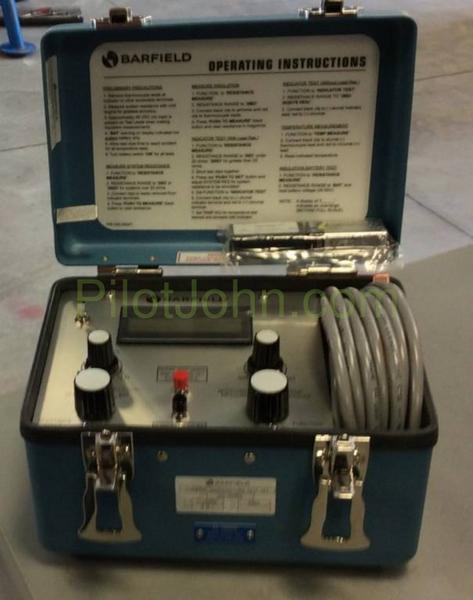 Used Barfield TT1000A Turbine Temperature Tester | Pilot John